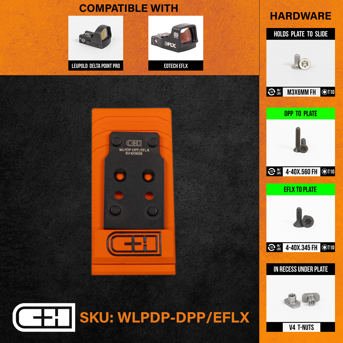 Walther DEFENSE PDP 1.0 to Leupold Delta Point Pro and EOTech EFLX - C ...