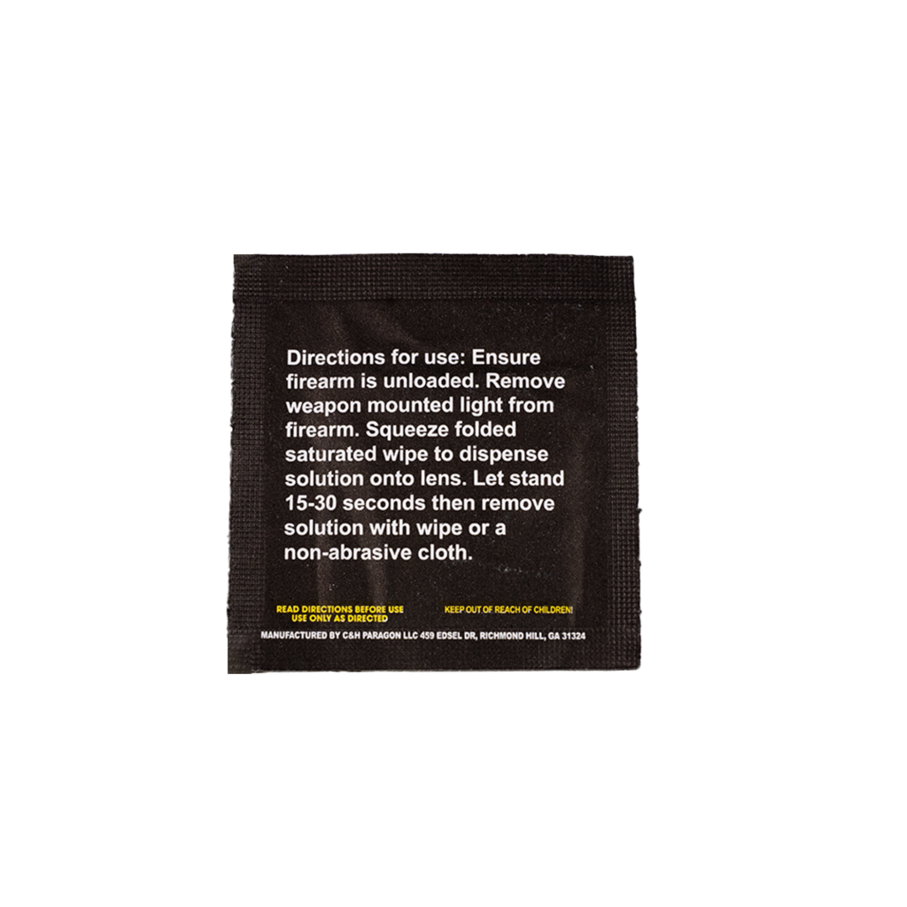 Paragon Weapon Light Cleaner Wipes (10 Pack) - C&H Precision