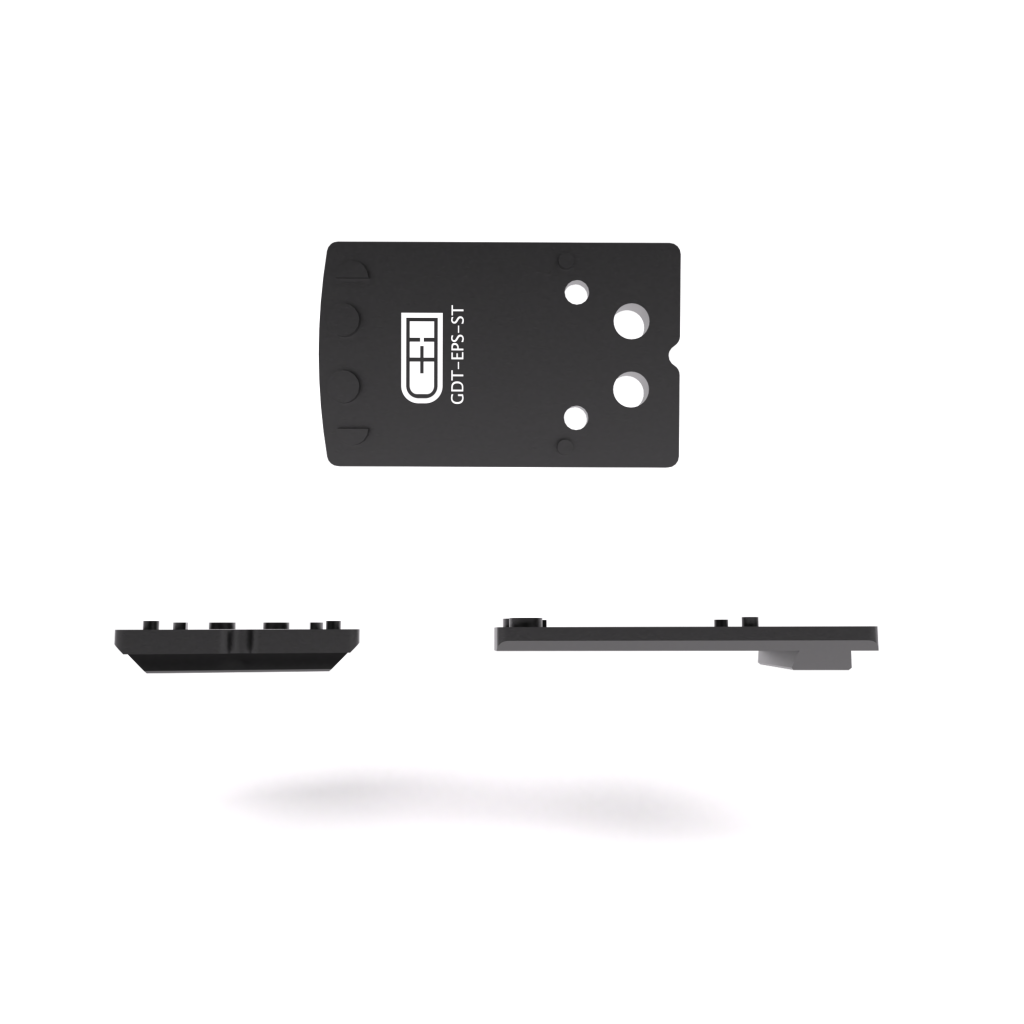 Fits GLOCK Rear Dovetail Adapter Holosun EPS / EPS Carry ** STEEL** - C ...